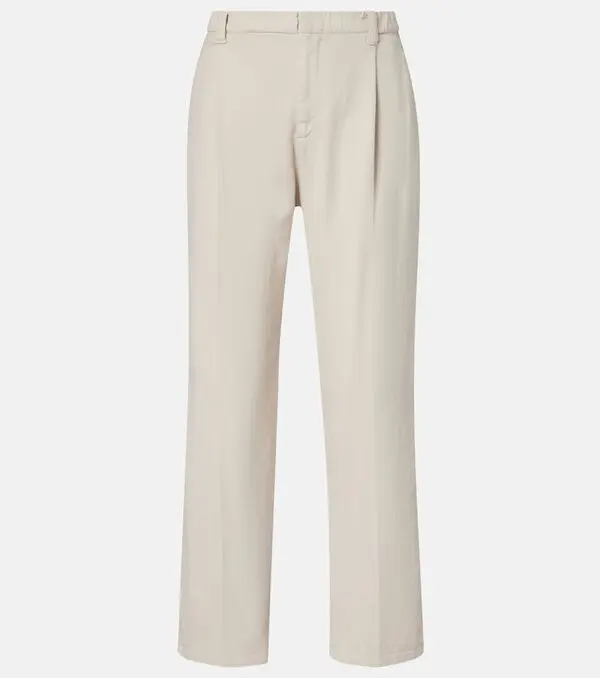 Brunello Cucinelli Monili Mid-rise Straight Jeans - Beige