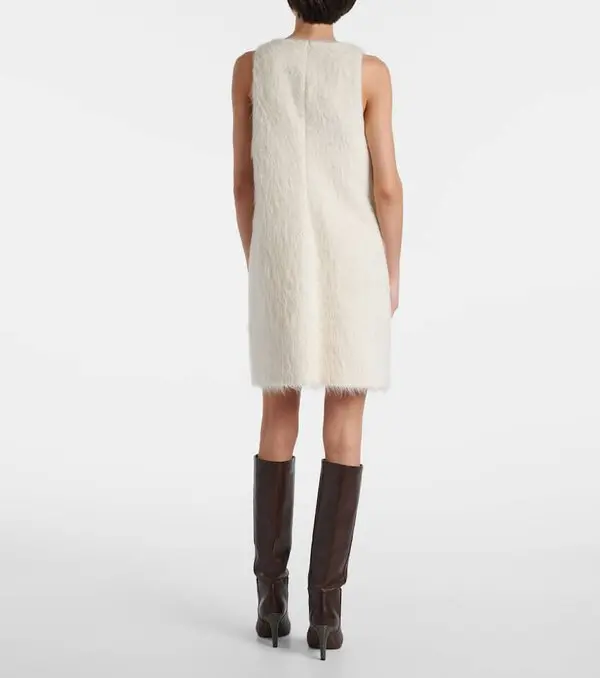 Brunello Cucinelli Alpaca-blend Mini Dress