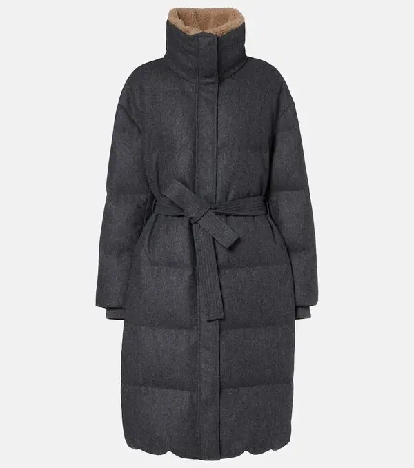 Brunello Cucinelli Virgin Wool Down Coat