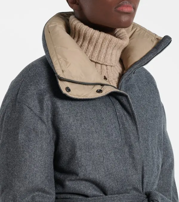 Brunello Cucinelli Virgin Wool Down Coat
