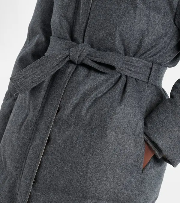 Brunello Cucinelli Virgin Wool Down Coat