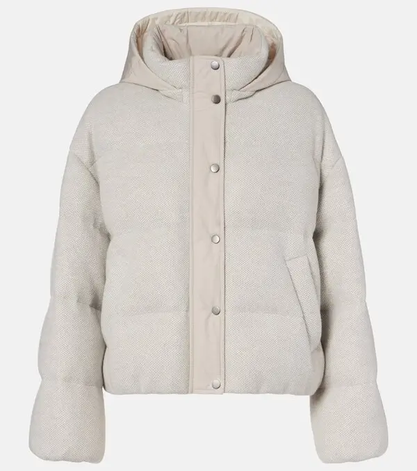 Brunello Cucinelli Cashmere-blend Down Jacket