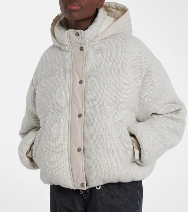 Brunello Cucinelli Cashmere-blend Down Jacket
