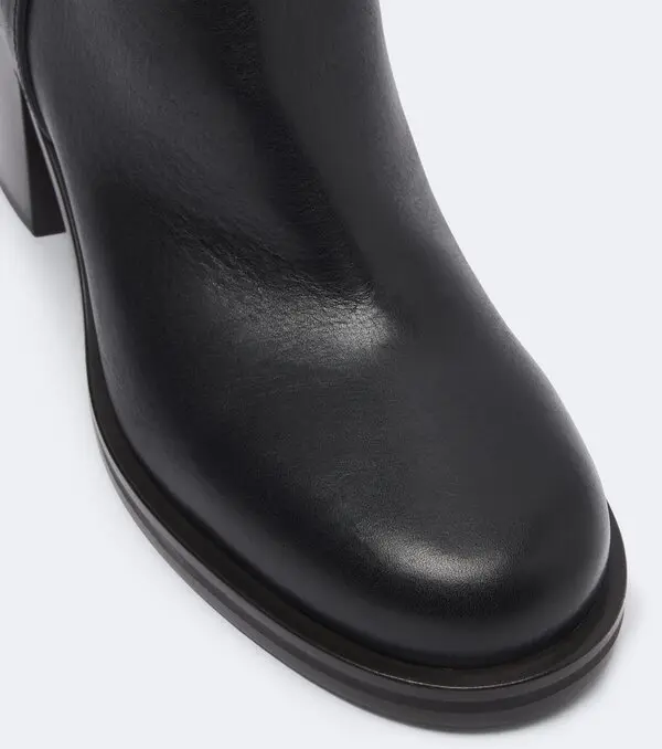 Brunello Cucinelli Monili Leather Knee-high Boots - Black