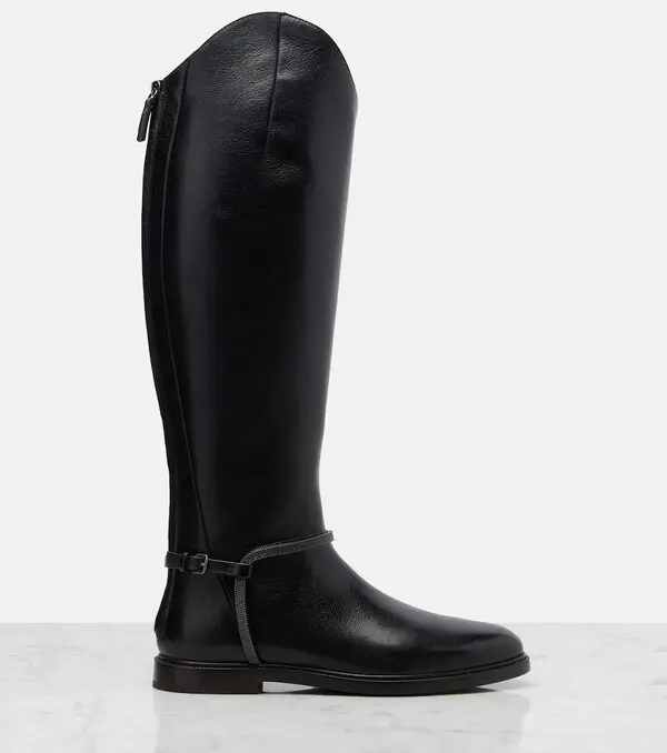 Brunello Cucinelli Monili Boots - Black