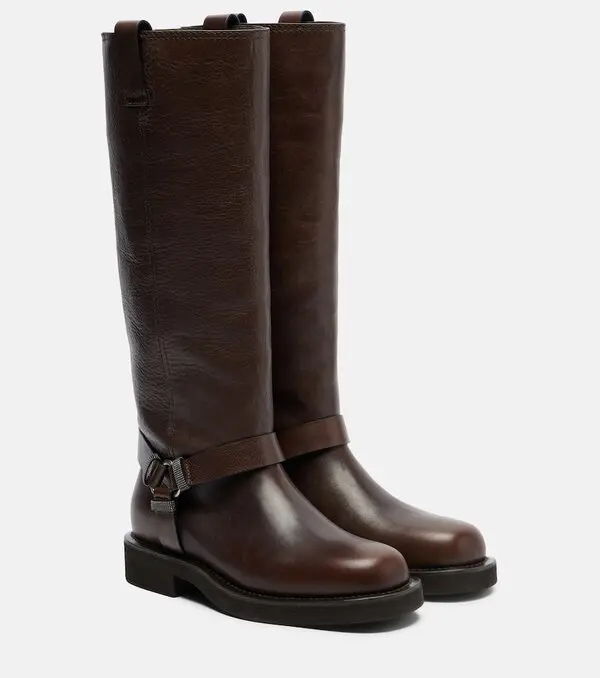 Brunello Cucinelli Leather Boots - Brown