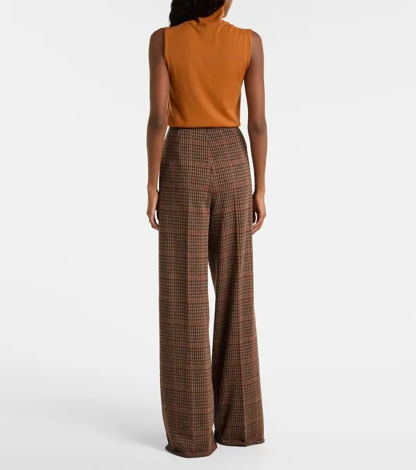 Max Mara Seggio Wide-leg Pants - Brown