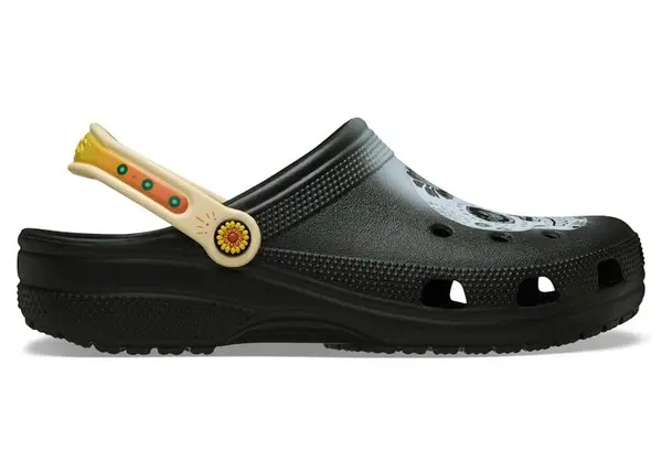 CROCS Classic Clog Day Of The Dead - Black