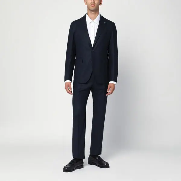Tagliatore Single-breasted And Suit - Blue