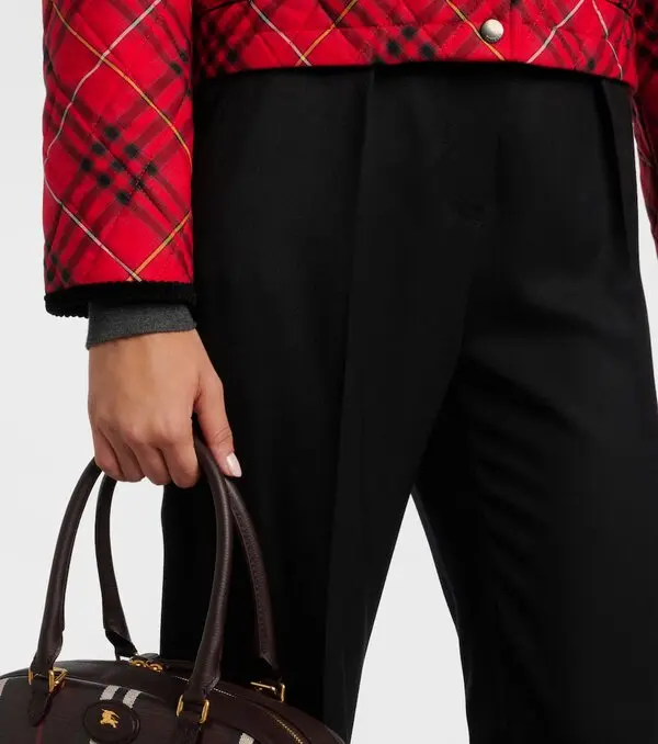 Burberry Checked Cotton Jacket