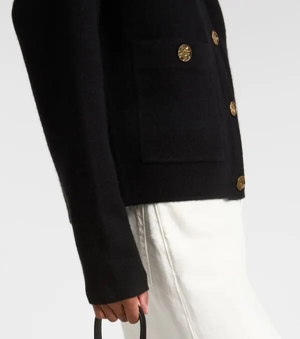 TOTEME Wool And Cashmere-blend Cardigan - Black