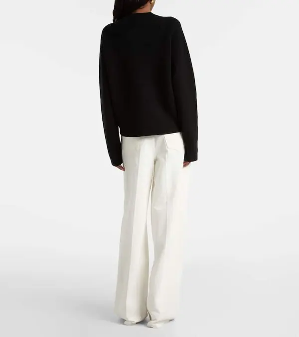 TOTEME Wool And Cashmere-blend Cardigan - Black