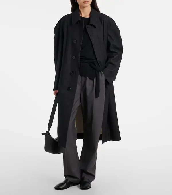 LEMAIRE Leather Slippers - Black