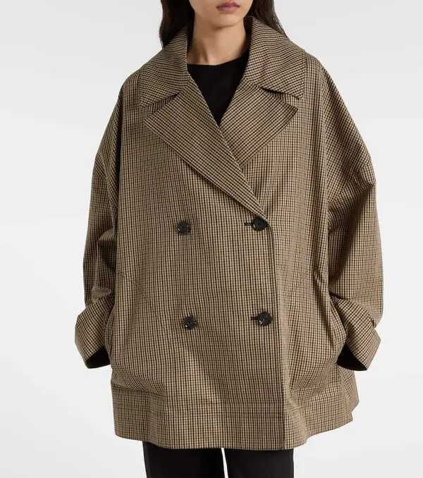 TOTEME Checked Cotton Blazer