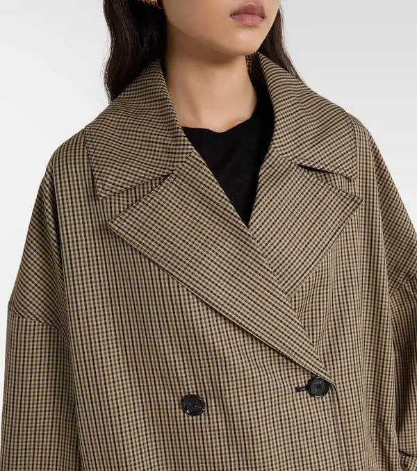 TOTEME Checked Cotton Blazer