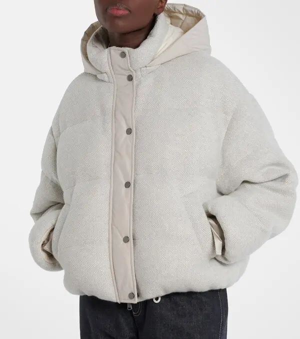 Brunello Cucinelli Cashmere-blend Down Jacket
