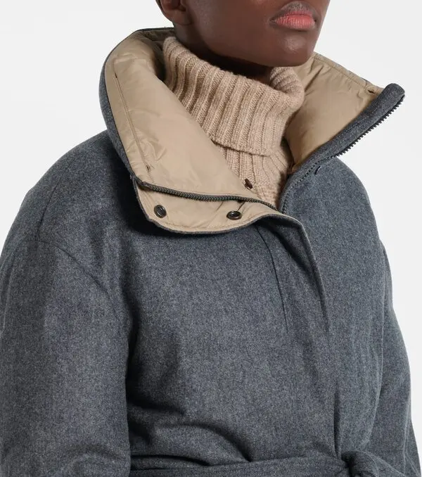 Brunello Cucinelli Virgin Wool Down Coat