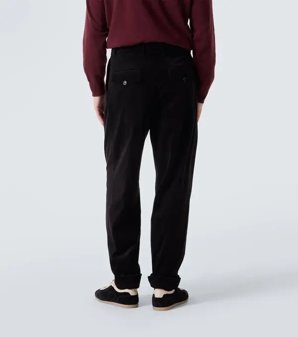 Brunello Cucinelli Cotton-blend Corduroy Straight Pants