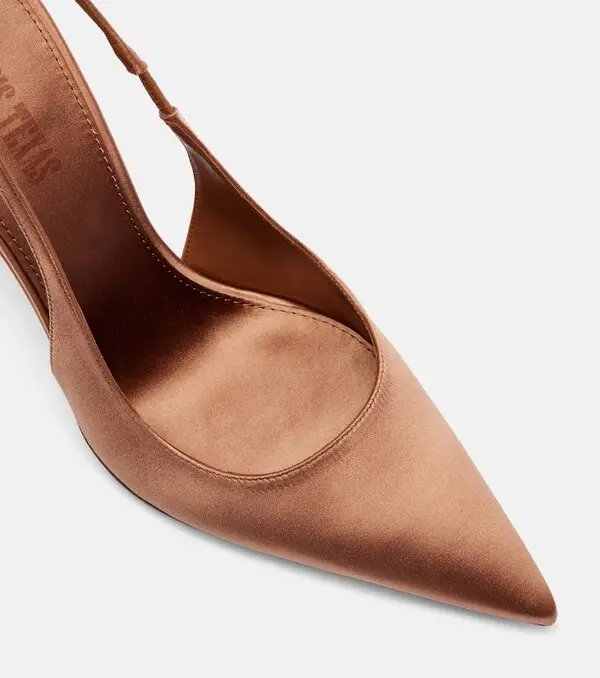 Paris Texas Lidia 105 Satin Slingback Pumps