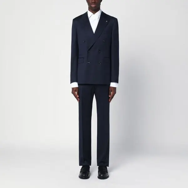Tagliatore Navy Double-breasted Suit