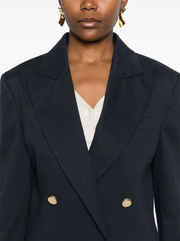 PAROSH Cotton Blend Blazer Jacket