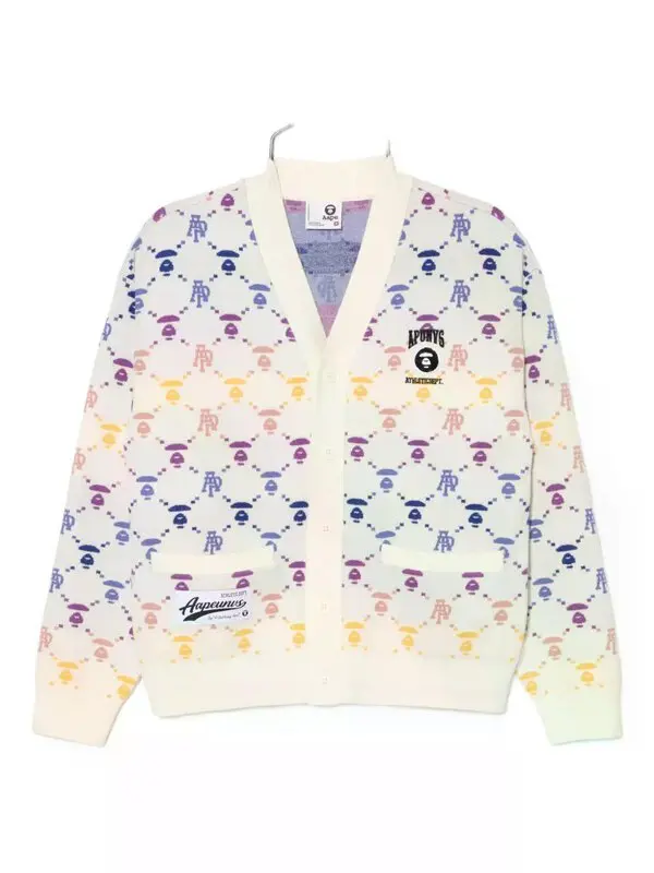 AAPE BY *A BATHING APE Logo-print Cardigan