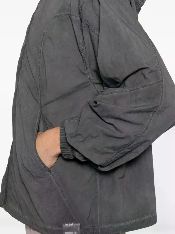 Izzue Embroidered Slogan Hooded Jacket