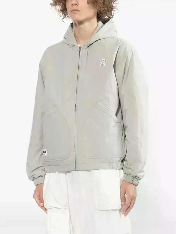 CHOCOOLATE Logo-embossed Jacket - Grey