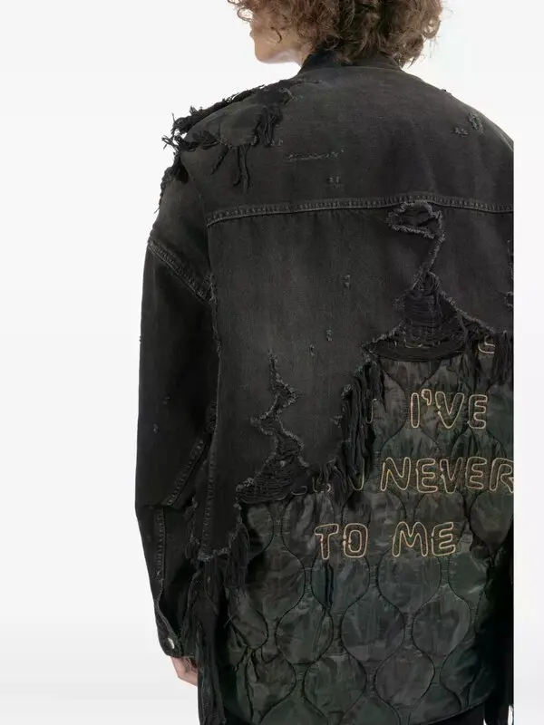 Mihara Yasuhiro Distressed Denim Jacket
