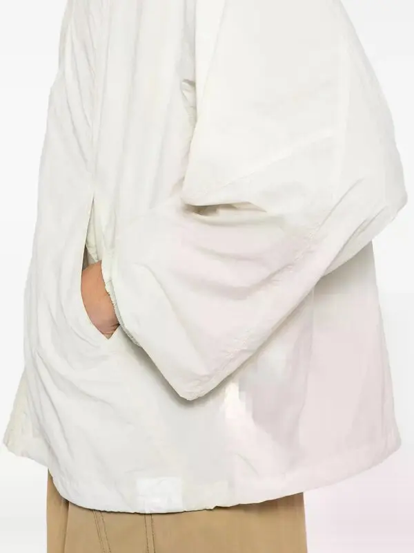 Izzue Logo-embroidered Jacket - Neutrals