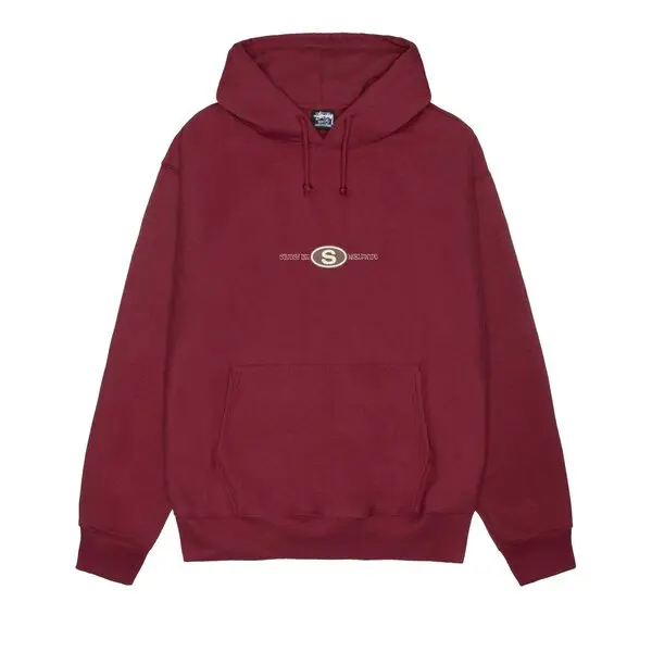 StÜssy Worldwide Dot Hoodie - Red