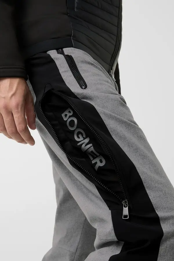 Bogner Wido Ski Trousers - Gray/black