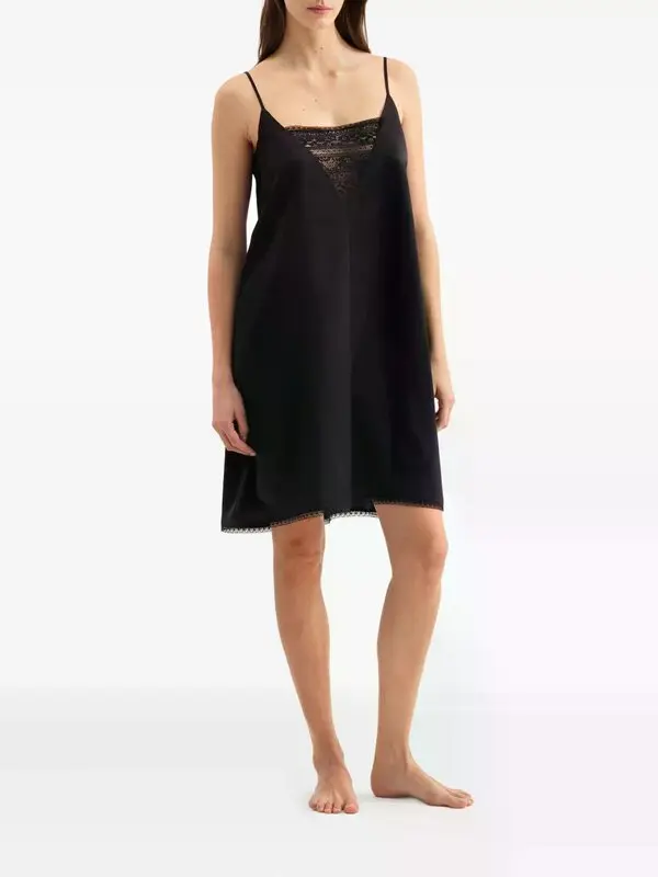 ERES Silk Nightdress With Lace Insert