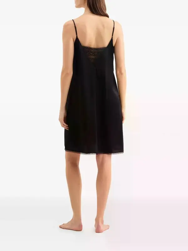 ERES Silk Nightdress With Lace Insert