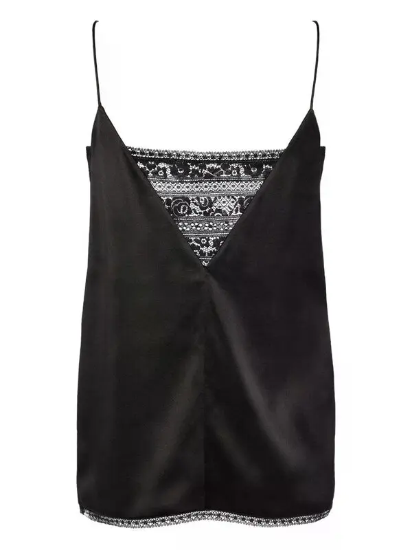 ERES Pensée Lace-trim Camisole - Black