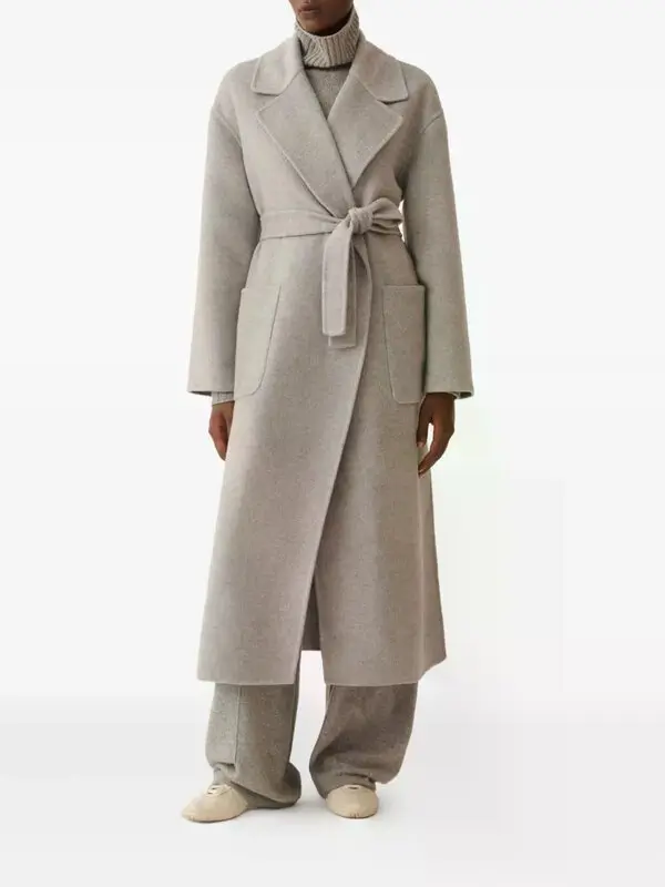 Fabiana Filippi Belted Patch-pocket Coat