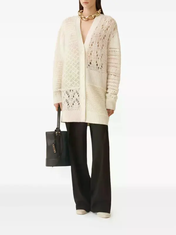 Fabiana Filippi Patchwork Knit Cardigan