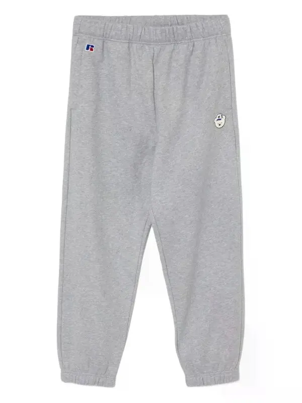 CHOCOOLATE X Russell Athletic Bear-embossed Trousers - Grey