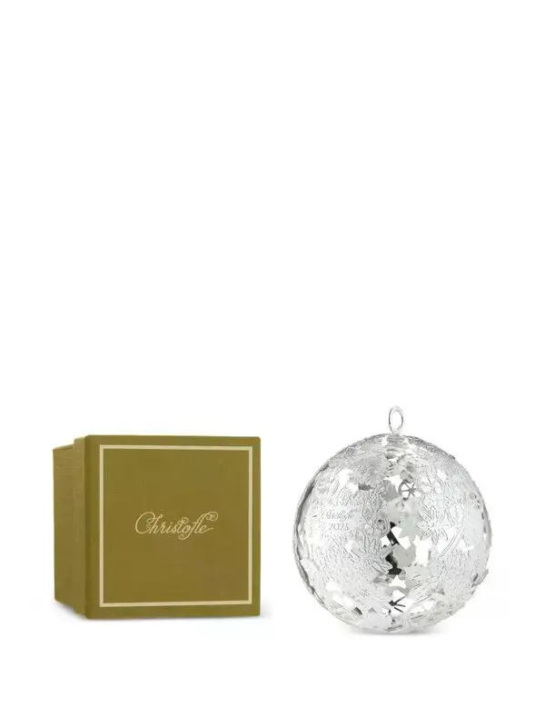 Christofle Plated Christmas Ornament