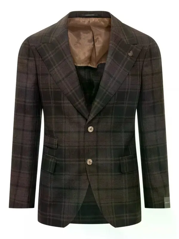 GABRIELE PASINI Check-pattern Single-breasted Suit