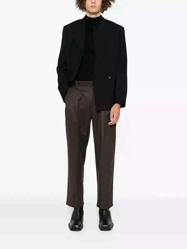 CROQUIS Tapered Trousers - Brown