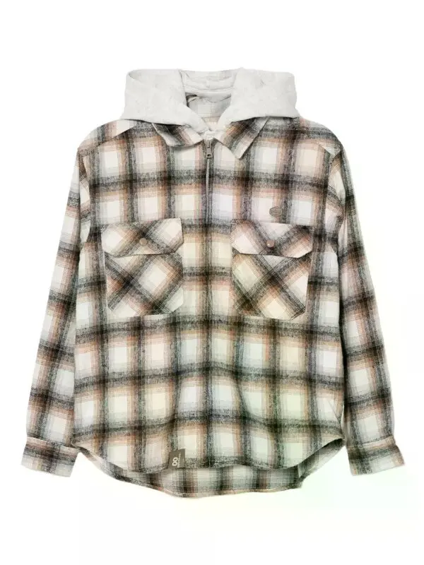 CHOCOOLATE Logo-embroidered Checked Jacket