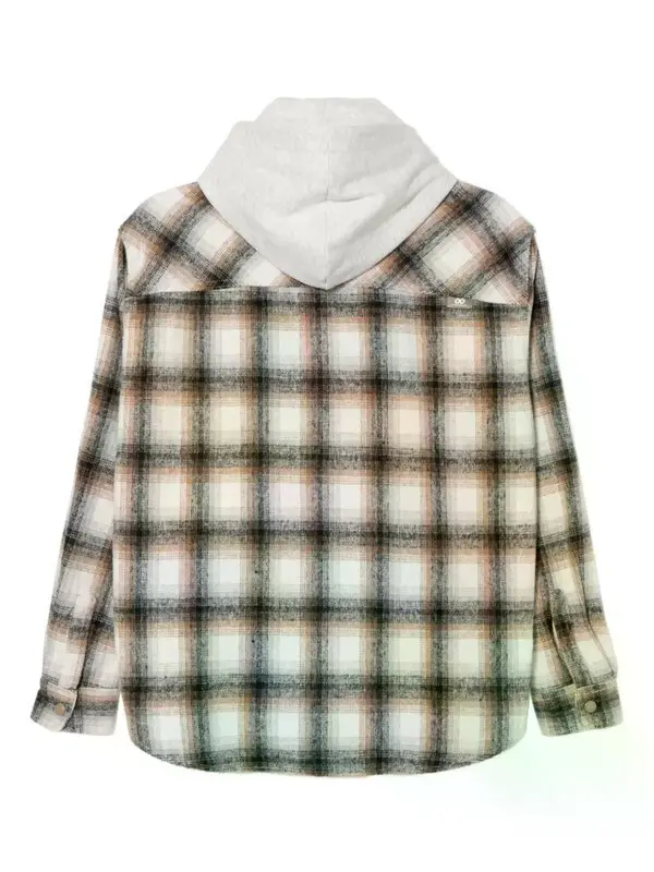 CHOCOOLATE Logo-embroidered Checked Jacket