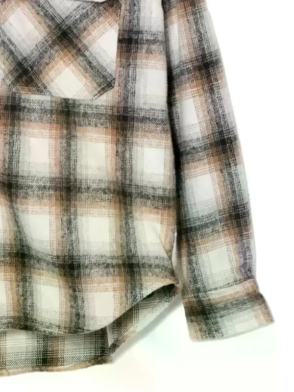CHOCOOLATE Logo-embroidered Checked Jacket