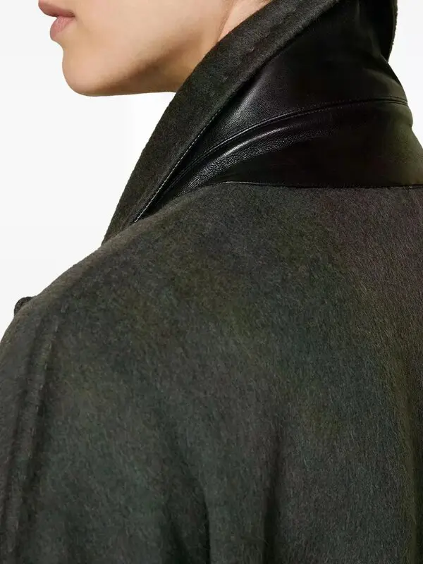 Max Mara Angus Double-breasted Coat - Green