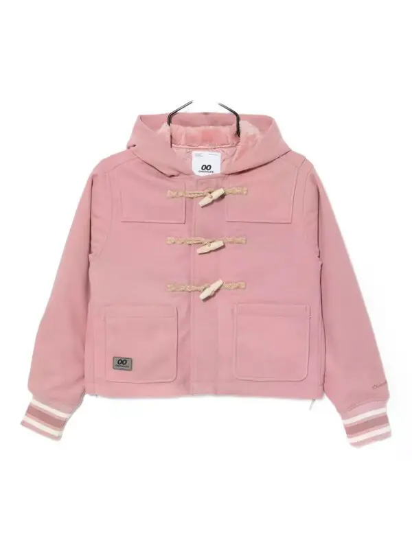 CHOCOOLATE Logo-patch Cropped Jacket - Pink