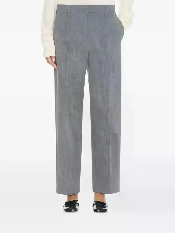 THE ROW Wool Zip Trousers