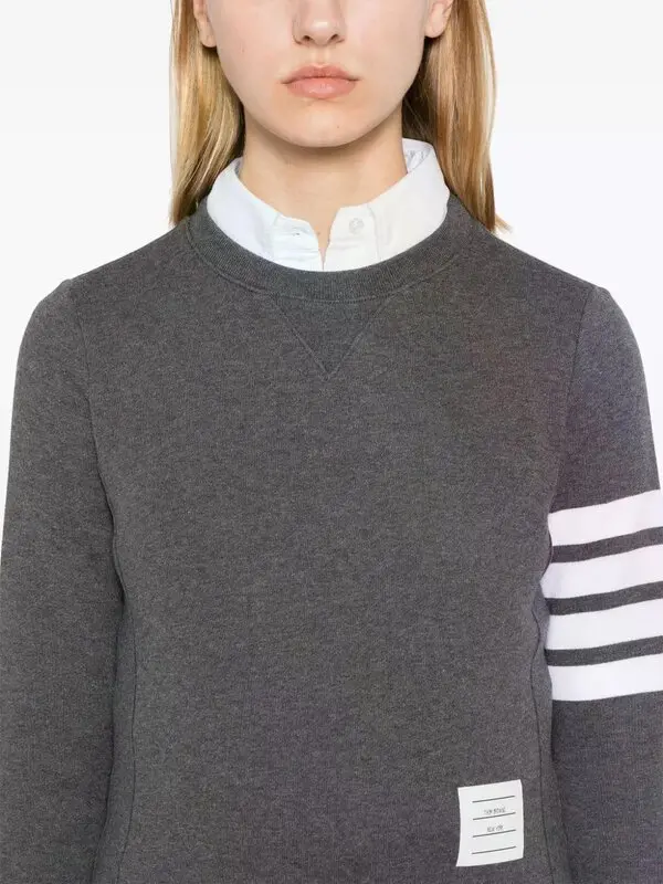 Thom Browne Loopback 4-bar Sweatshirt - Grey