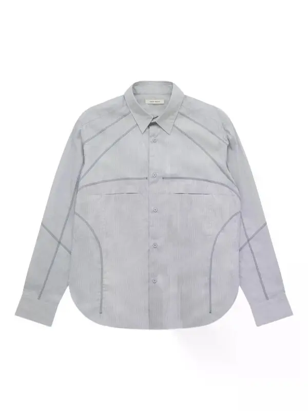 CRAIG GREEN Striped Topstitching Shirt