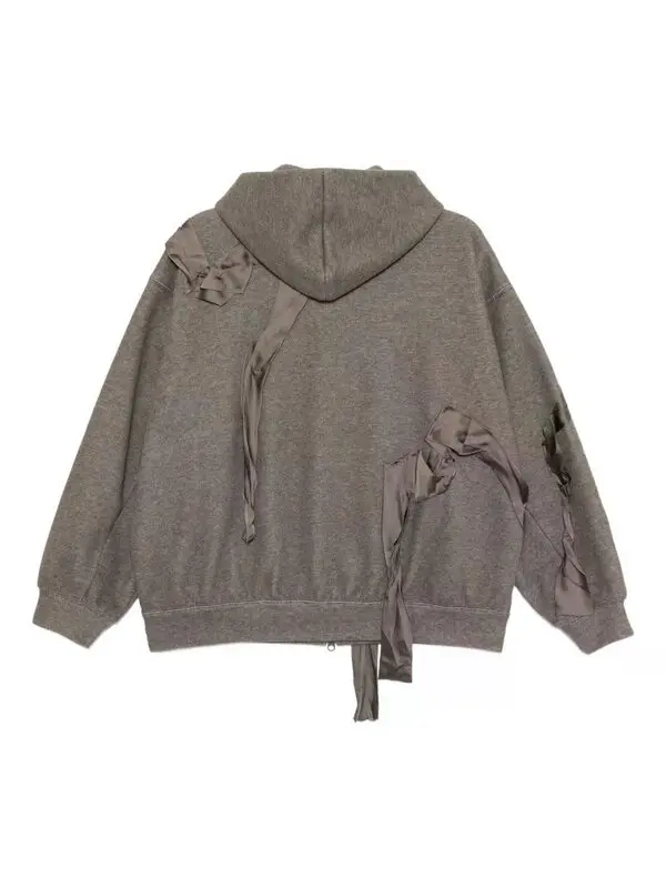 JNBY Ruffled Zip-up Hoodie
